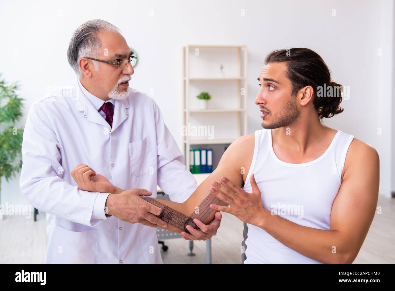 Elbow flexion and extension hi-res stock photography and images - Alamy