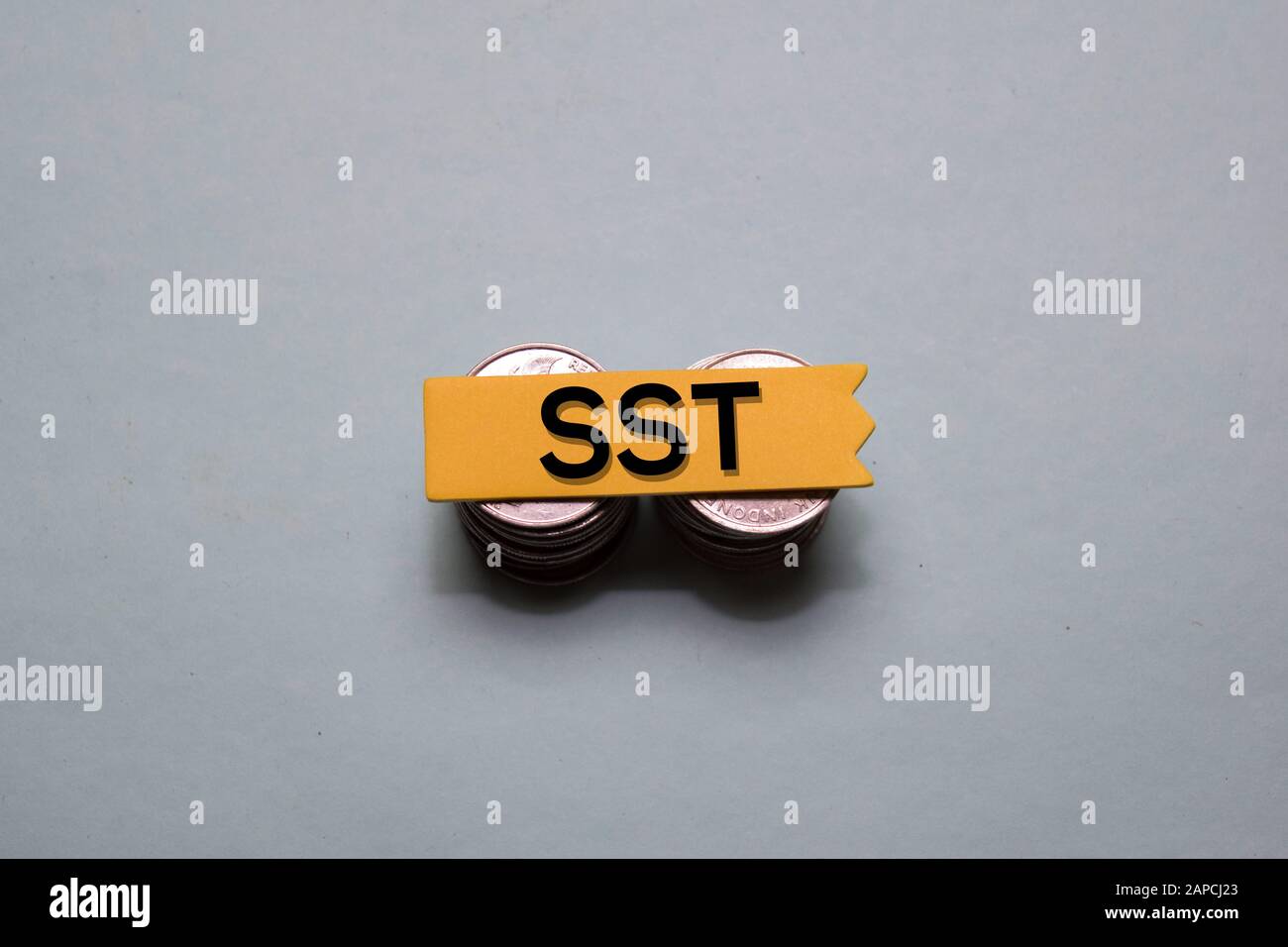 SST write on a sticky note isolated on office desk Stock Photo - Alamy