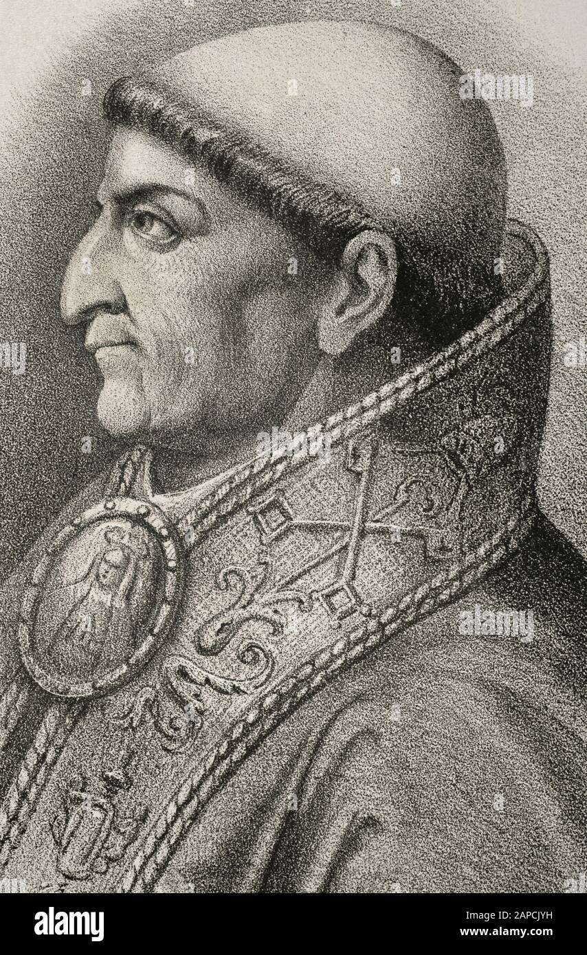 Francisco Jimenez de Cisneros, known as Cardinal Cisneros (1436-1517 ...