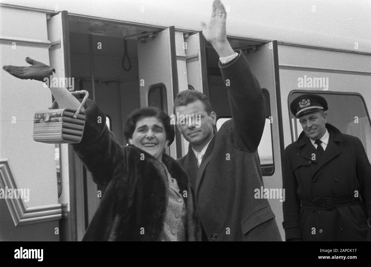 Van rie wife waving hi-res stock photography and images - Alamy