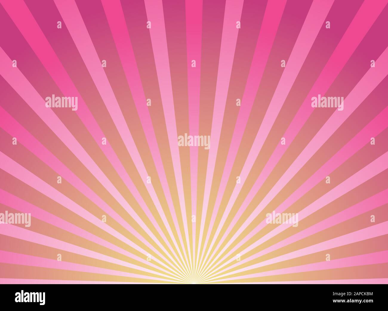 Sunlight horizontal background. Pink color burst background. Vector ...
