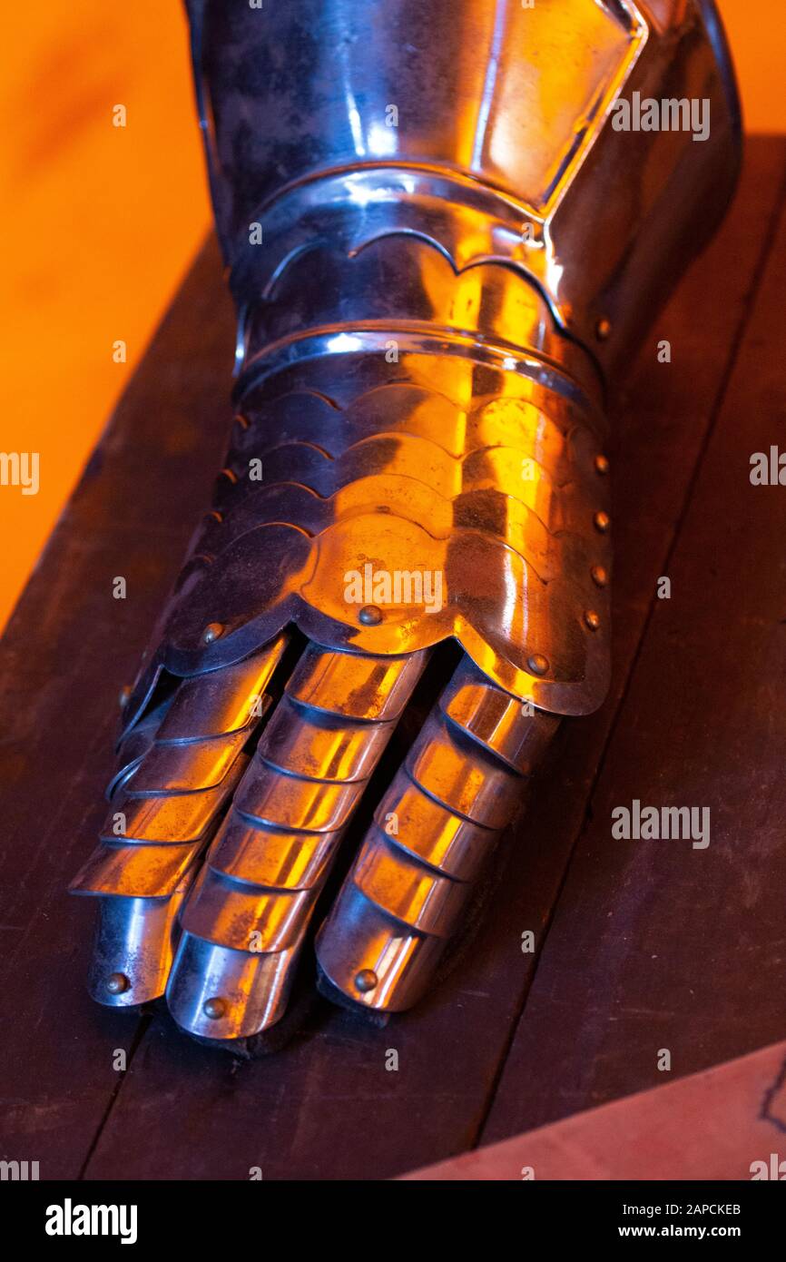 Iron gauntlet hi-res stock photography and images - Alamy
