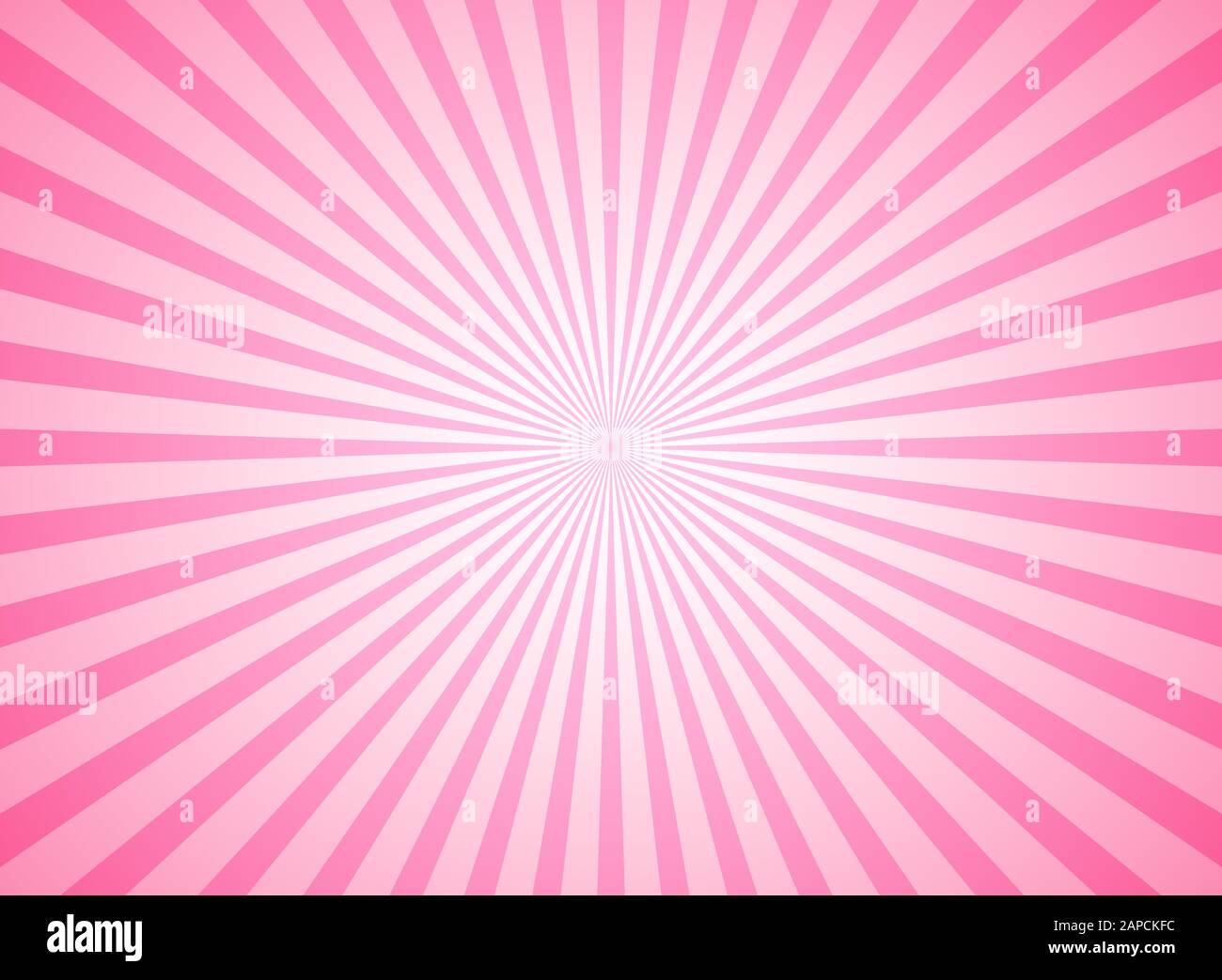 Sunlight Horizontal Background Pink Color Burst Background Vector