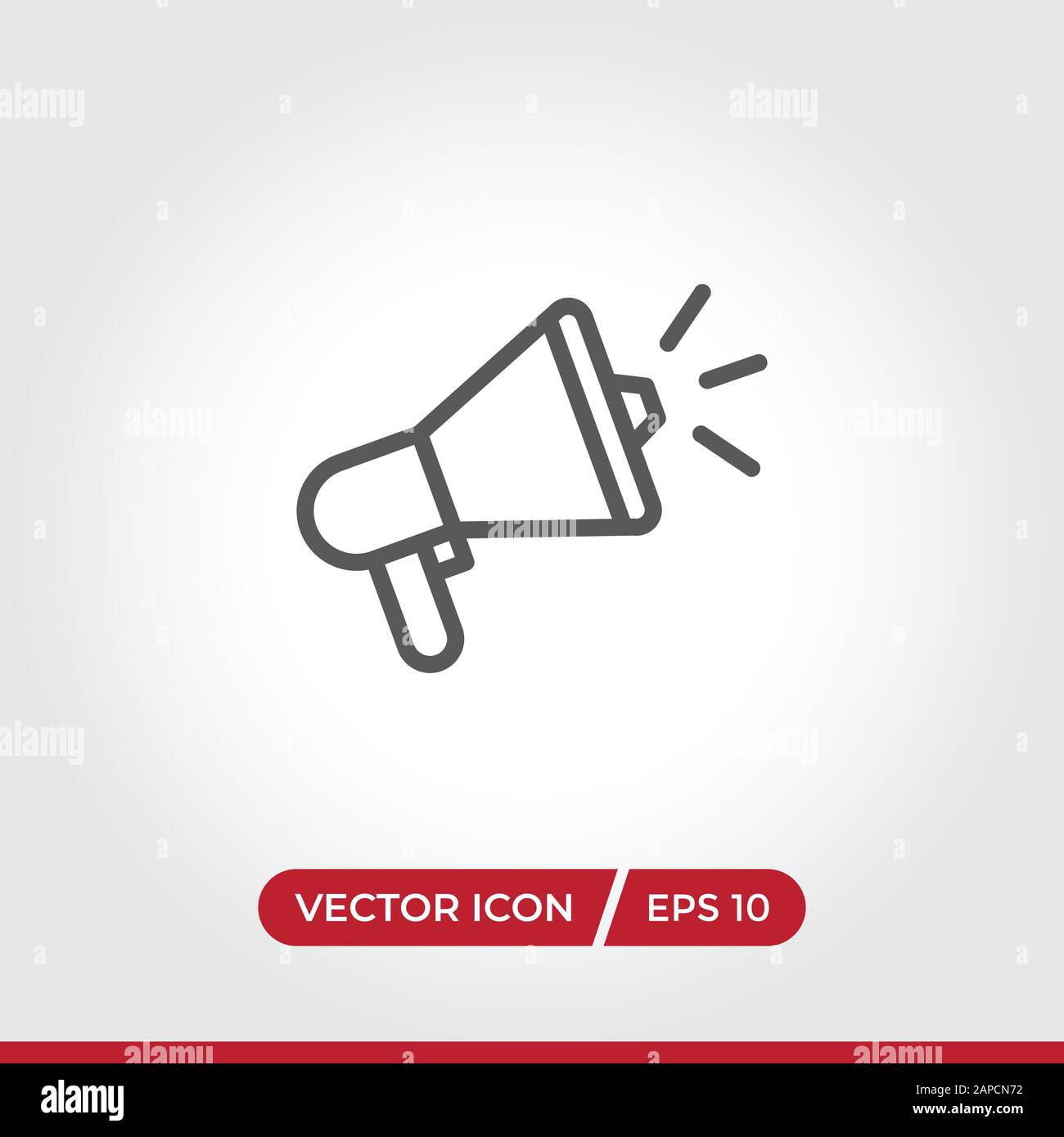 Megaphone sign hi-res stock photography and images - Alamy