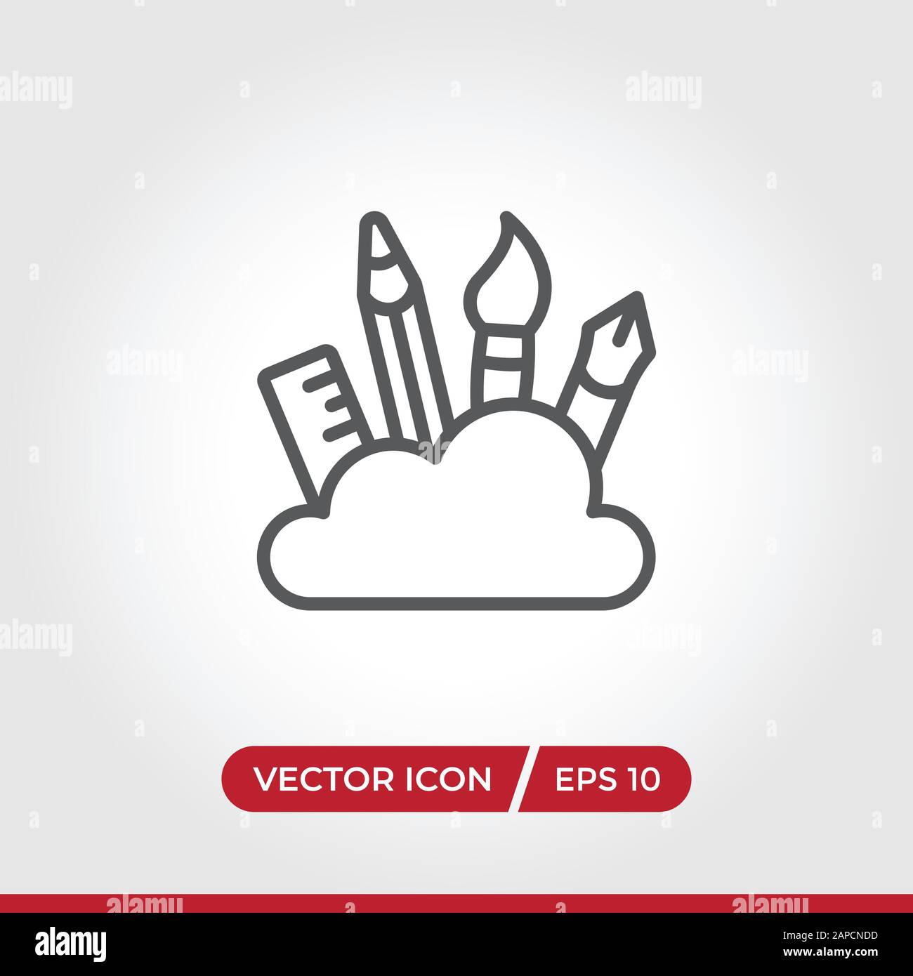 Design tools icon vector. Simple design tools sign in modern design ...