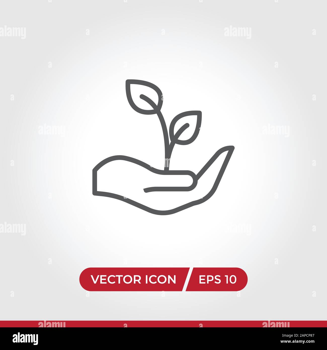 Growth icon vector. Simple growth sign in modern design style for web ...
