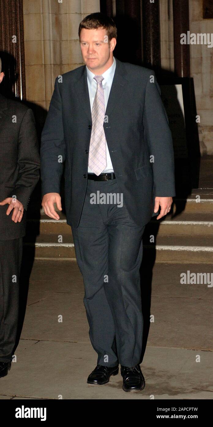 Former personal bodyguard Trevor Rees-Jones arriving to give evidence ...