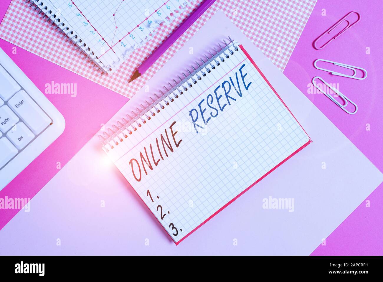 Word writing text Online Reserve. Business photo showcasing enables ...