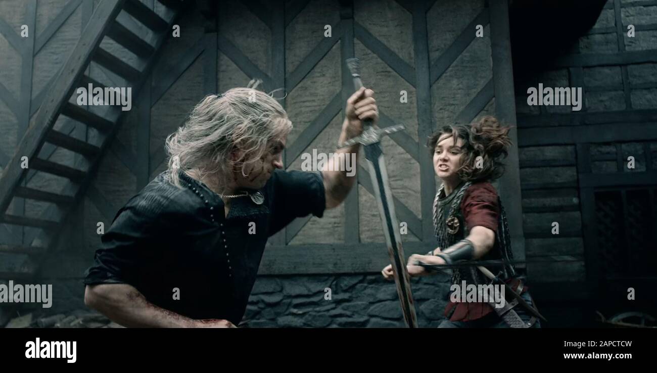 Los Angeles.CA.USA. Henry Cavill and Emma Appleton in a scene in ...