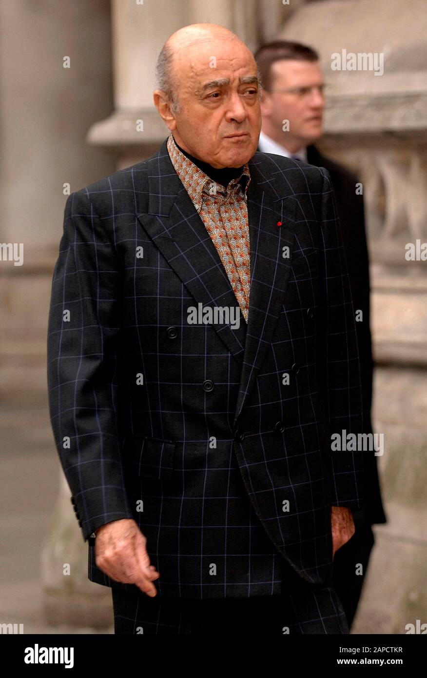 Mohamed Al-Fayed in 2008 appearing at the High Court in London for the ...