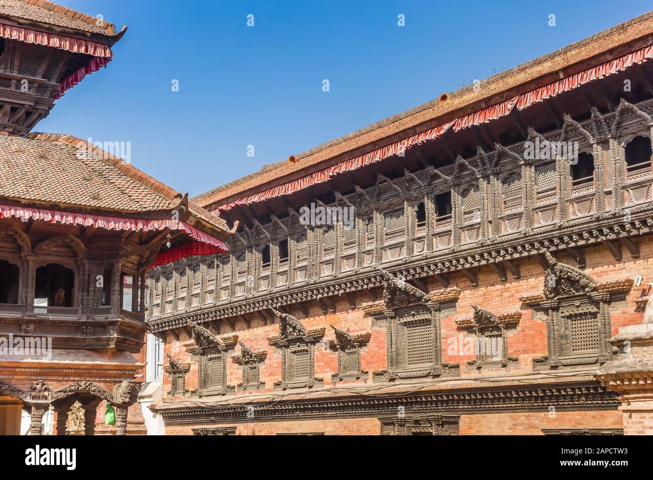 55 Windows Palace at the Durbar Square of Bhaktapur, Nepal Stock Photo ...