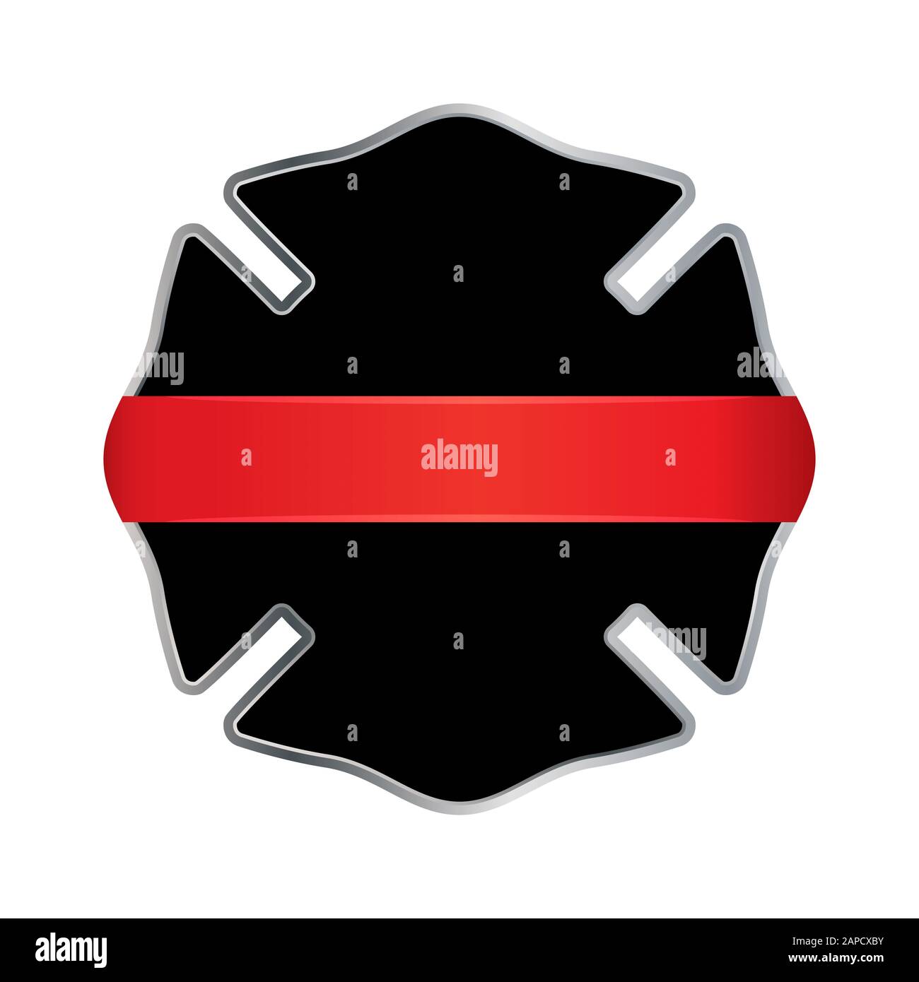 Thin red line firefighter Cut Out Stock Images & Pictures - Alamy