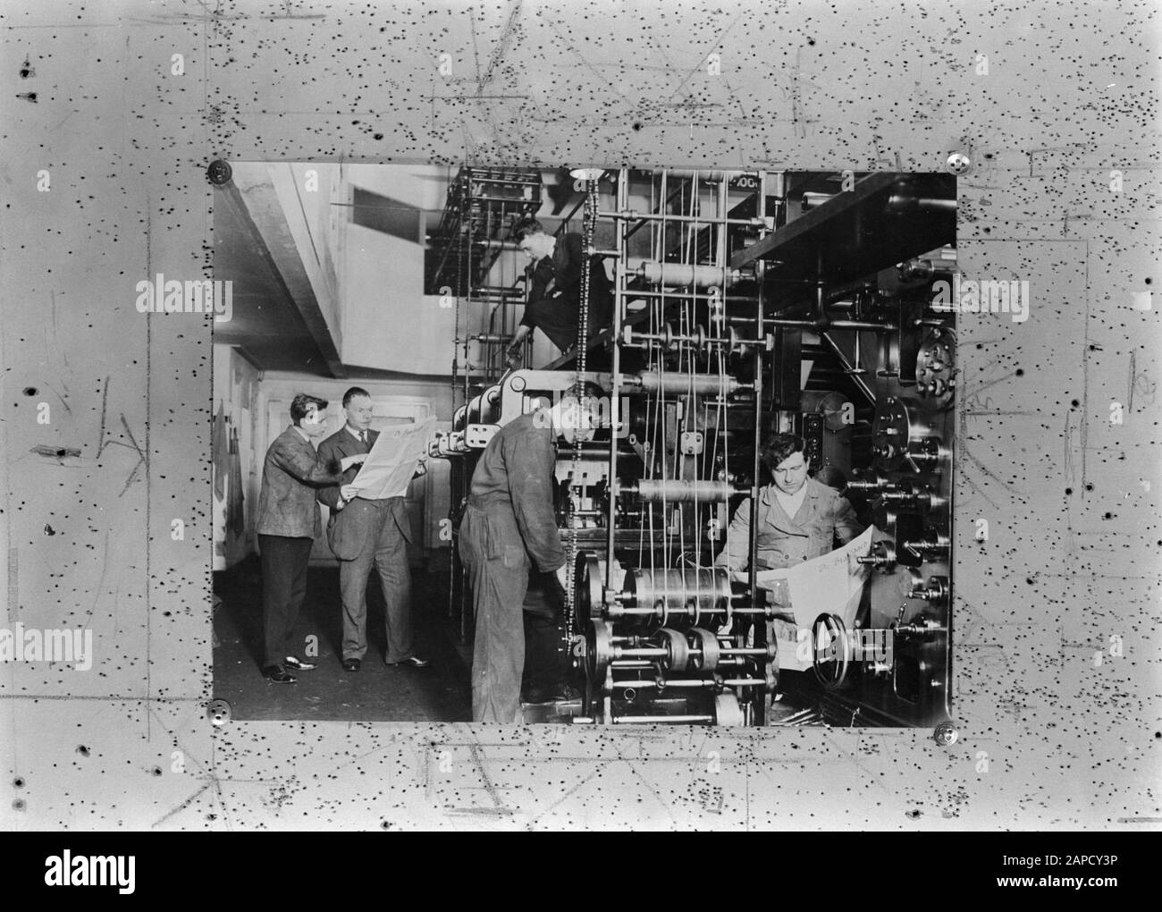 The Telegraph printing and printing Description: Image of a rotational ...