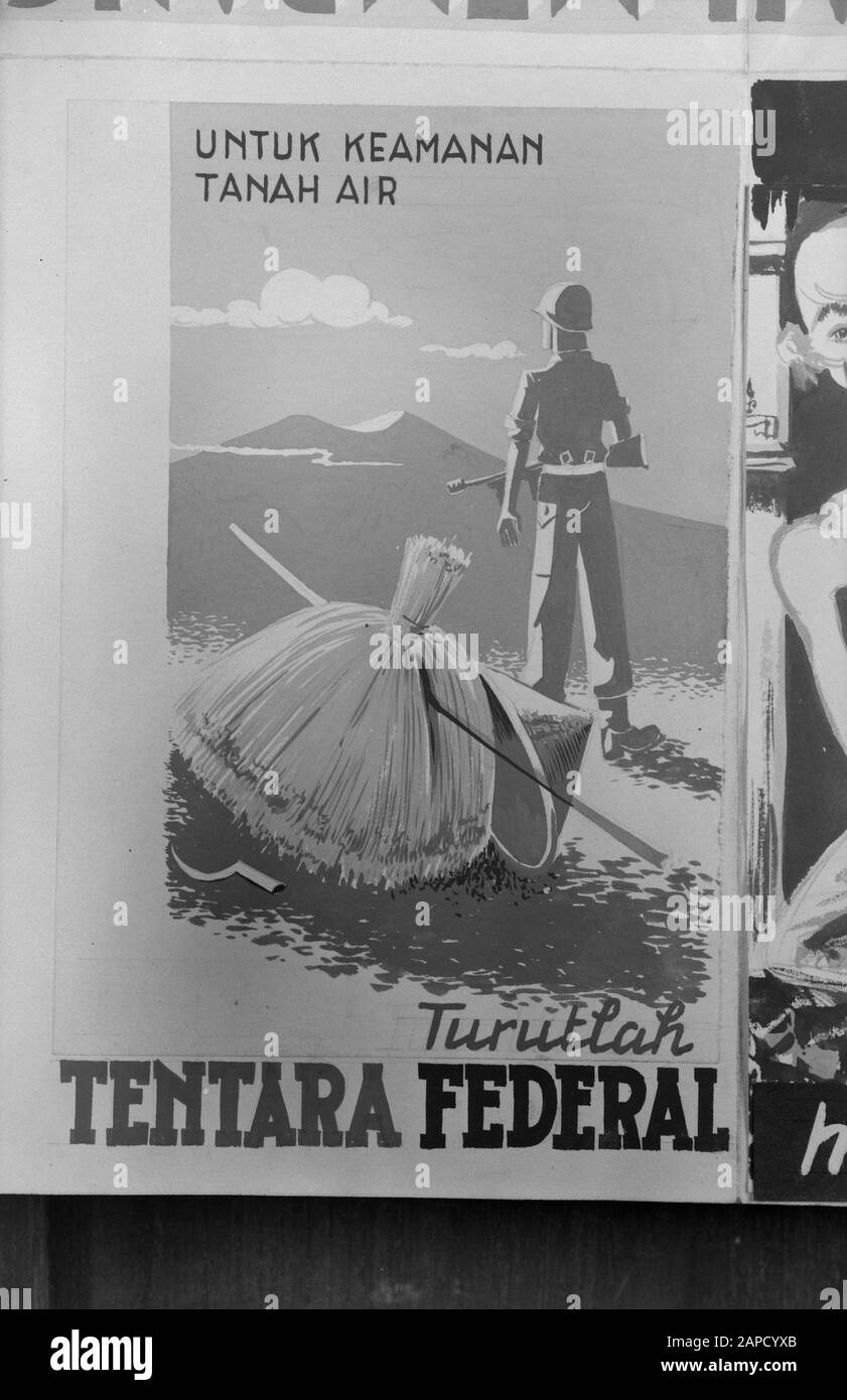 Front page leaflet Federal Army [Tentara Federal] Description: [Poster ...