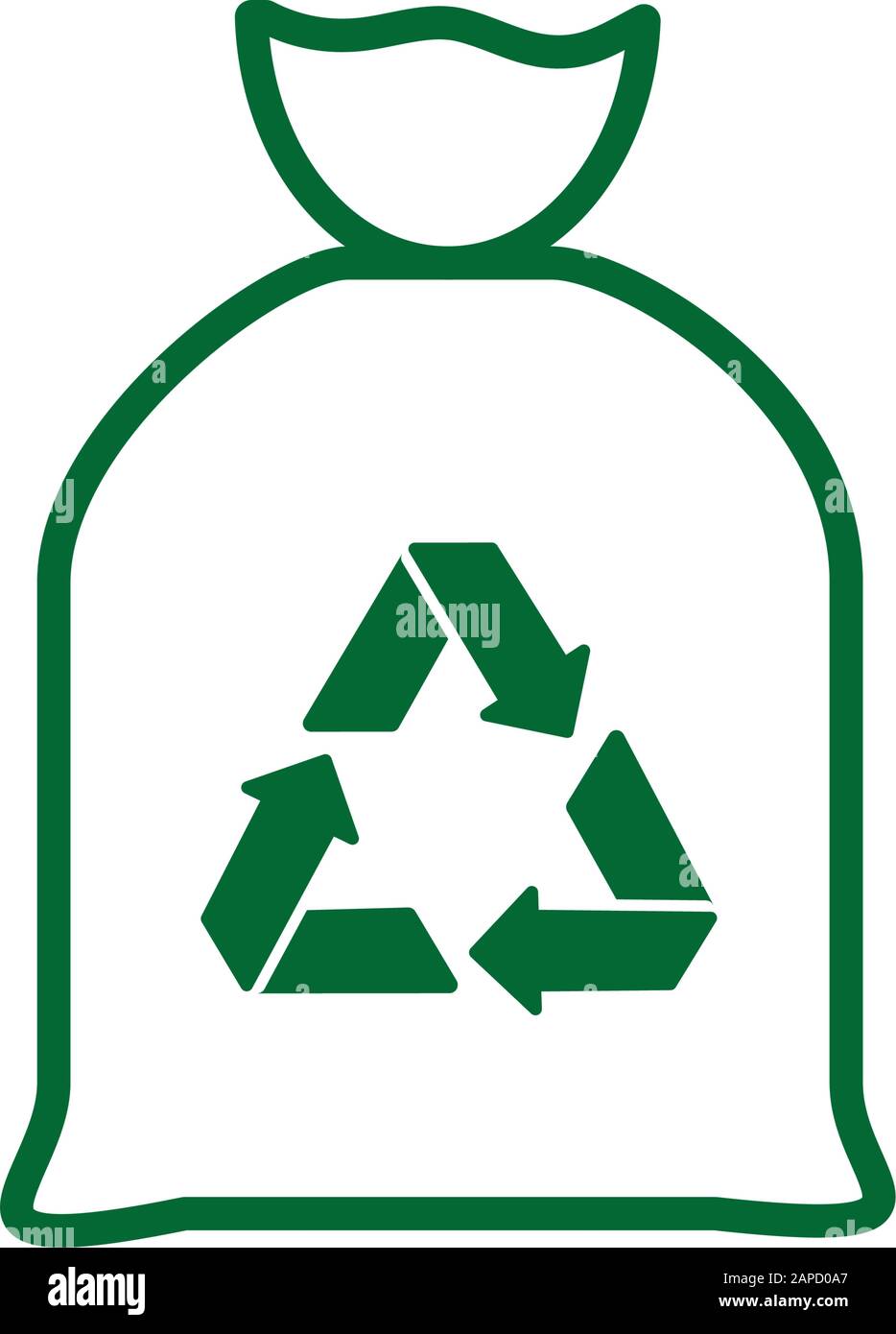 Isolated recycle bag vector design Stock Vector Image & Art - Alamy