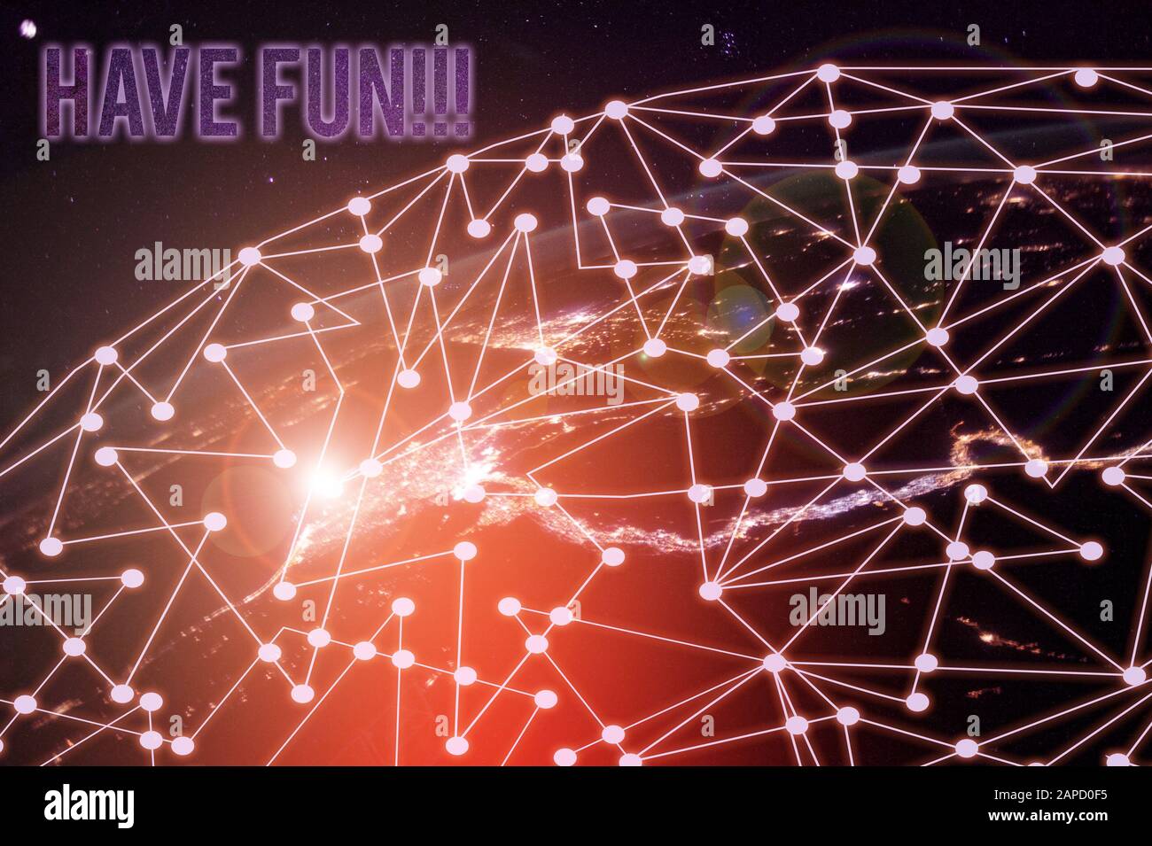 Conceptual hand writing showing Have Fun. Concept meaning wish somebody ...