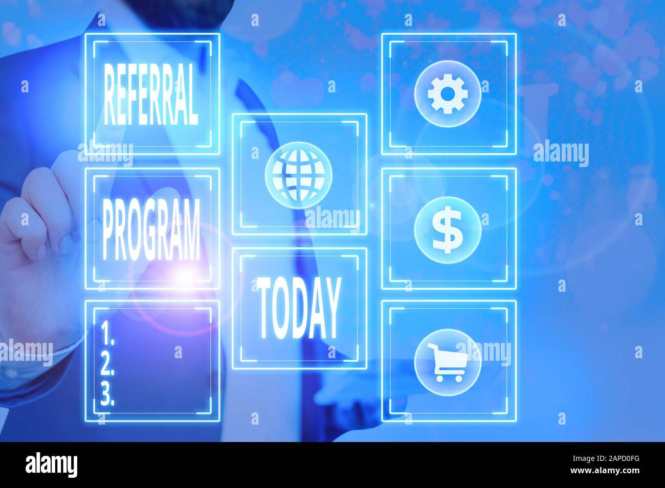 Word writing text Referral Program. Business photo showcasing employees ...