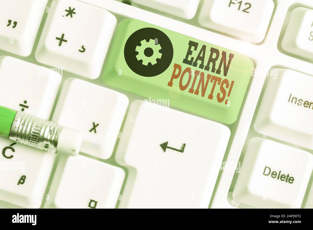 Handwriting text writing Earn Points. Conceptual photo collecting ...
