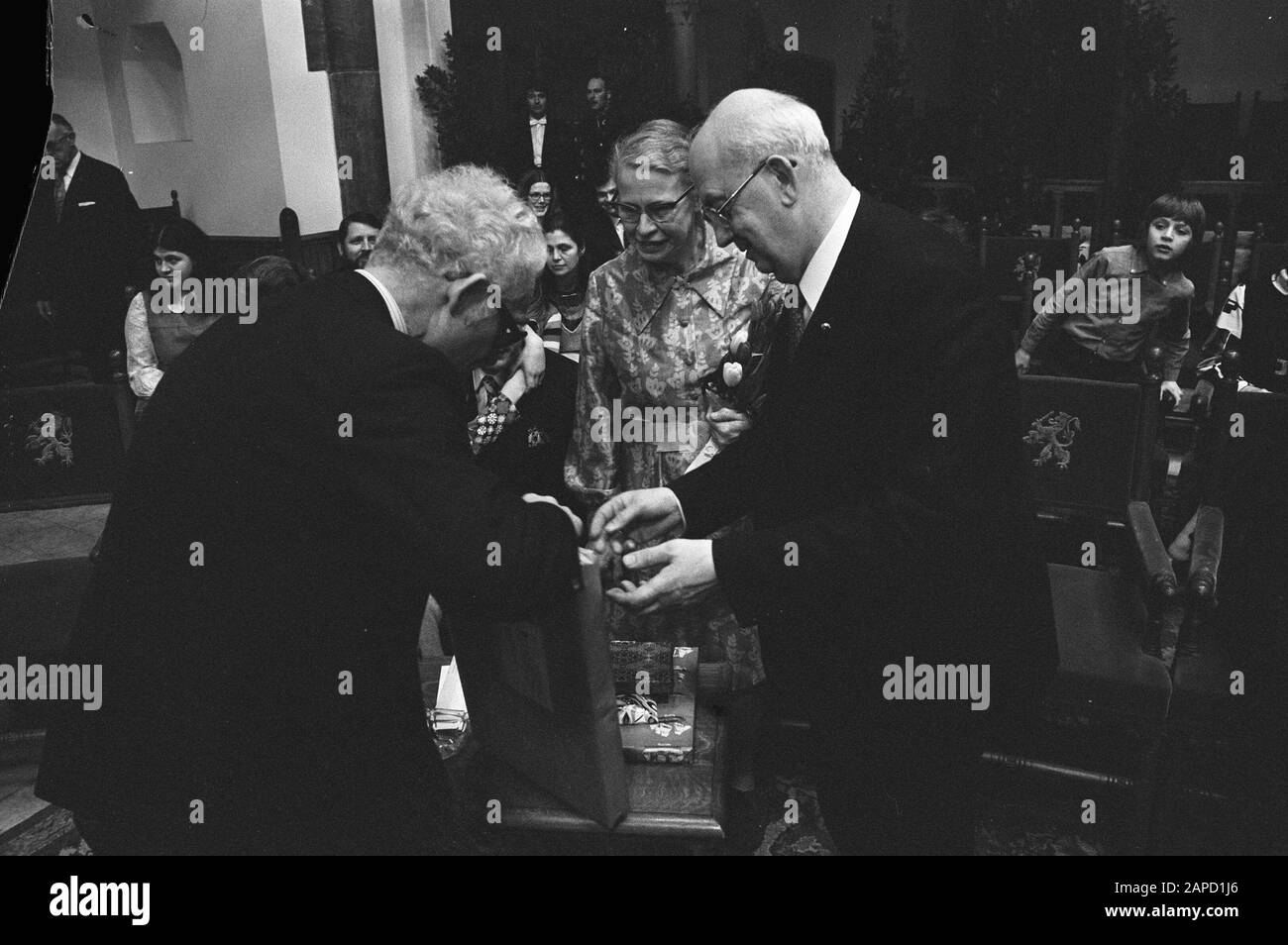 Farewell reception registrar Second Chamber, mr. Schepel, in Knight ...