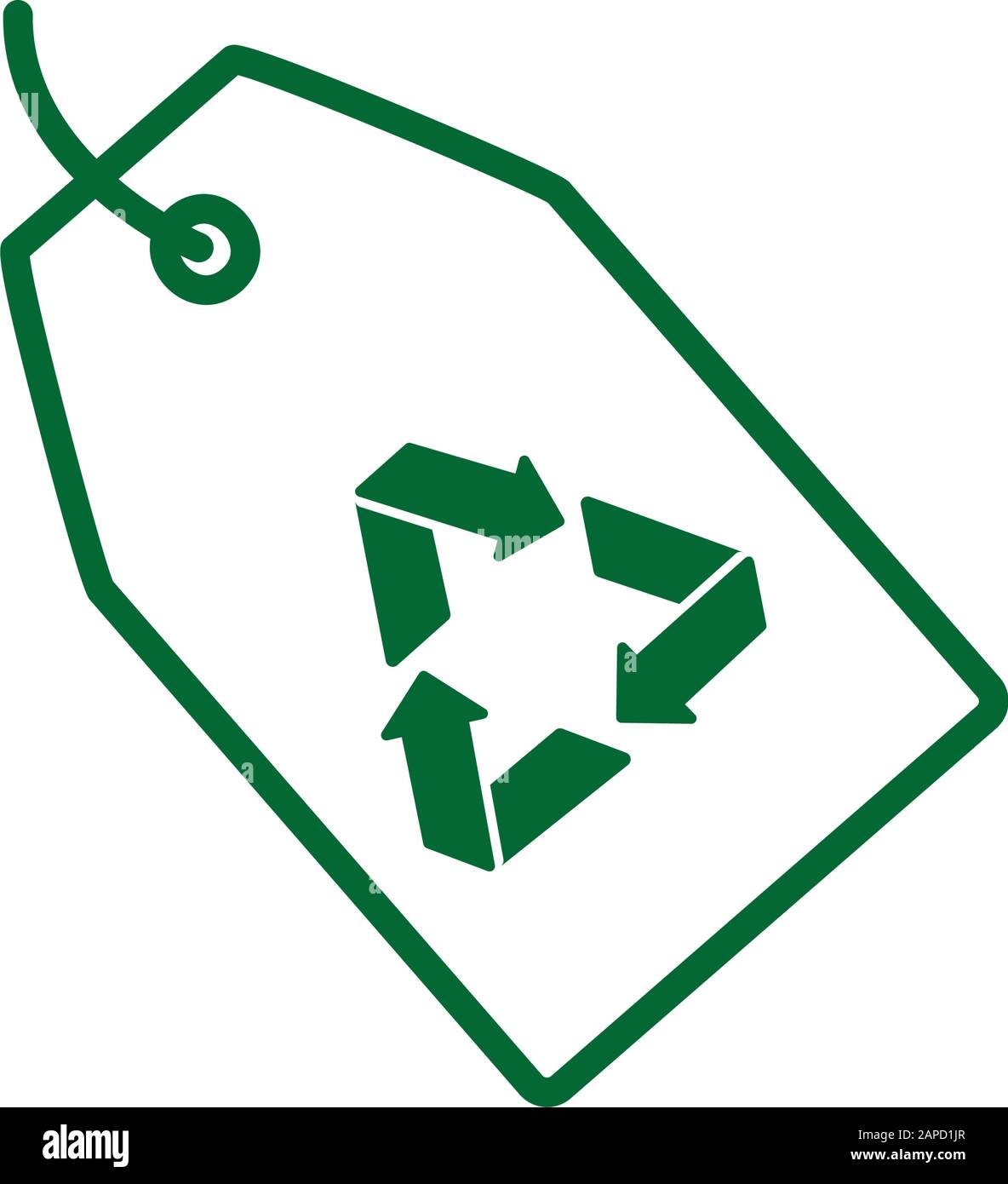 Isolated recycle label vector design Stock Vector Image & Art - Alamy