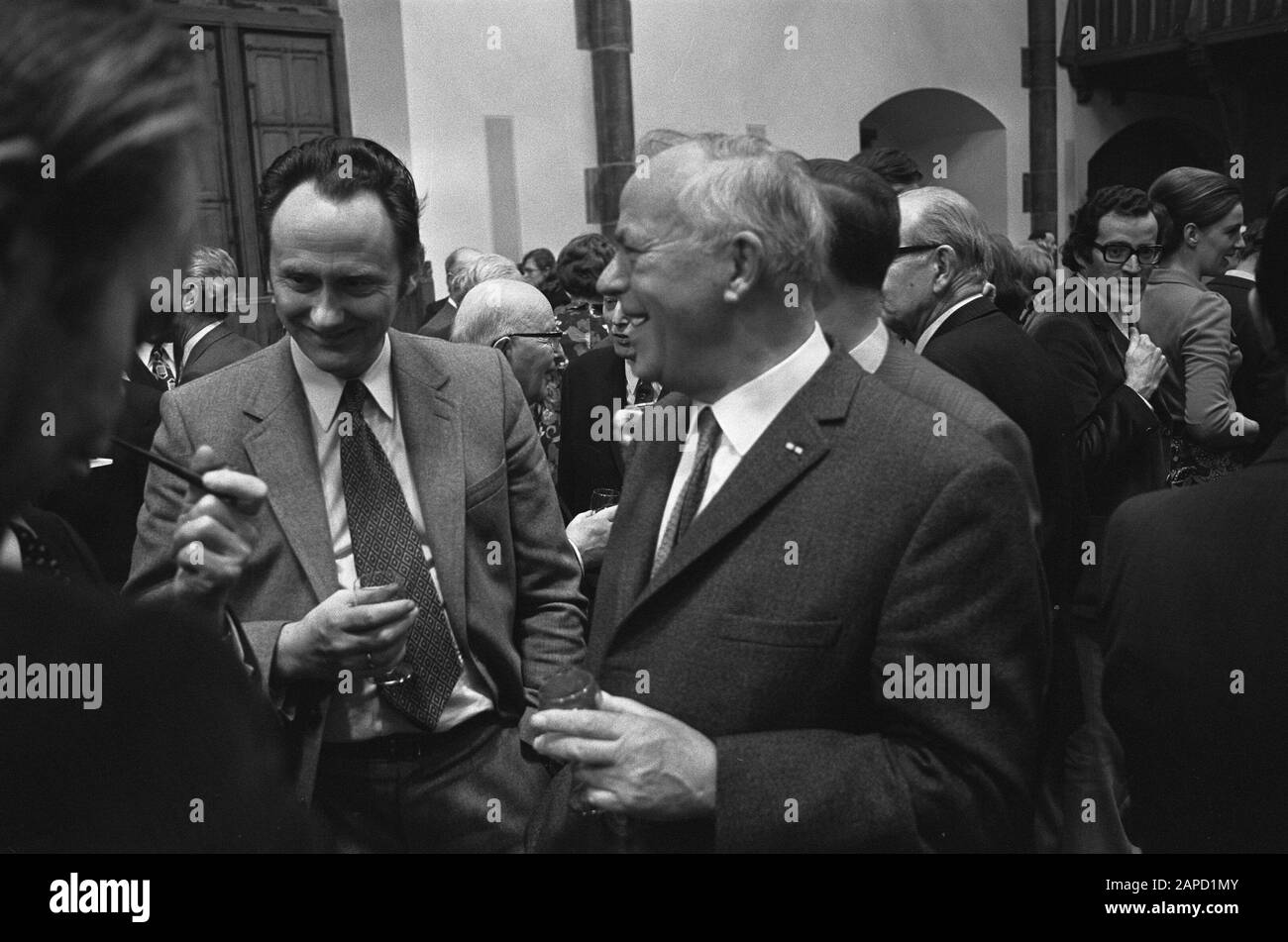 Farewell reception registrar Second Chamber, mr. Schepel, in Ridderzaal ...