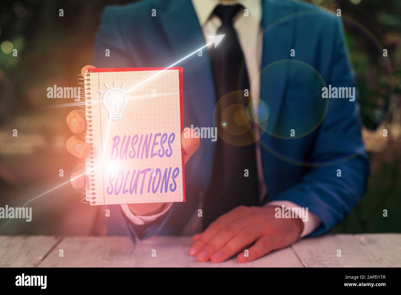 Text sign showing Business Solutions. Business photo text ideas used to ...