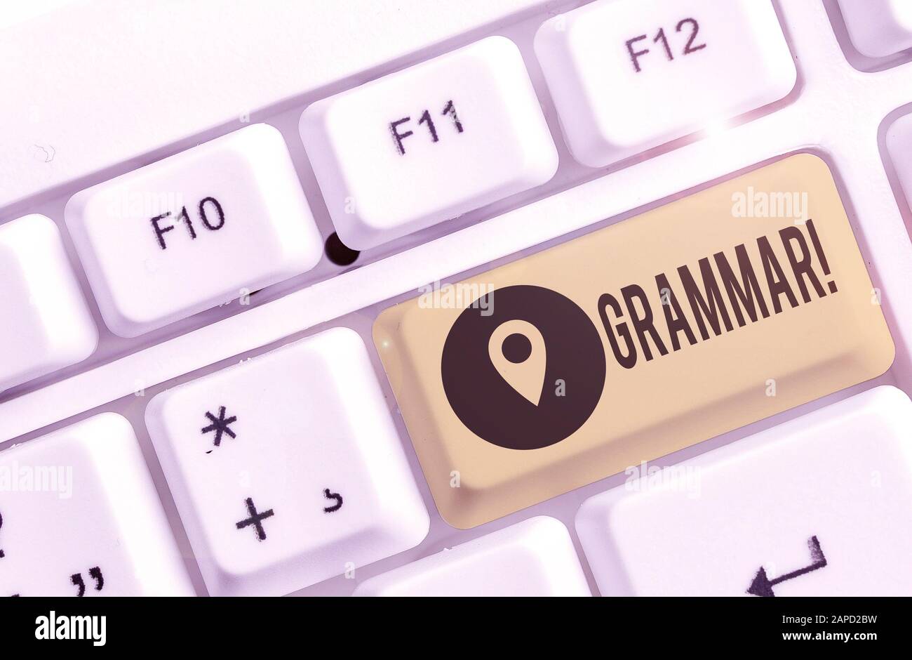 Conceptual hand writing showing Grammar. Concept meaning whole system ...