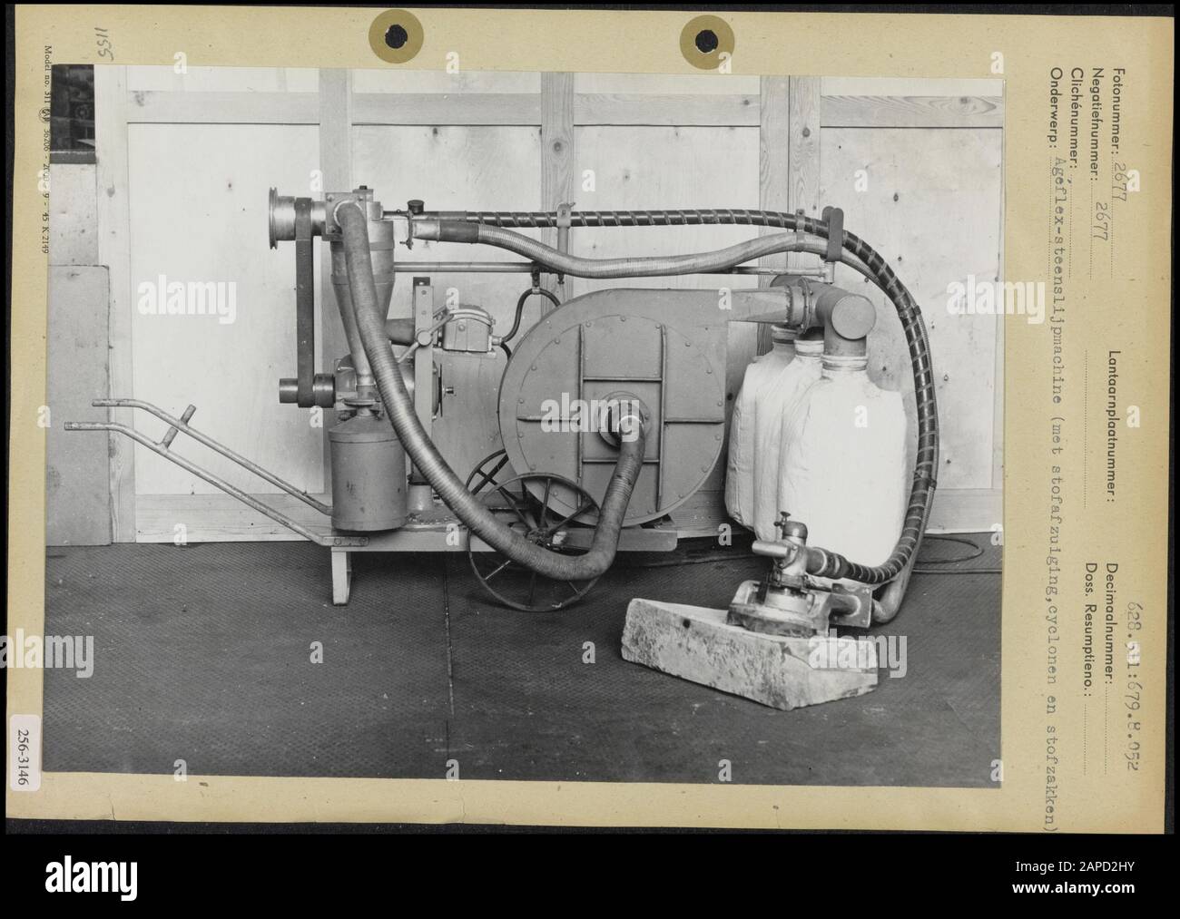 Extraction installations Description: Ageflex stone grinder with dust ...
