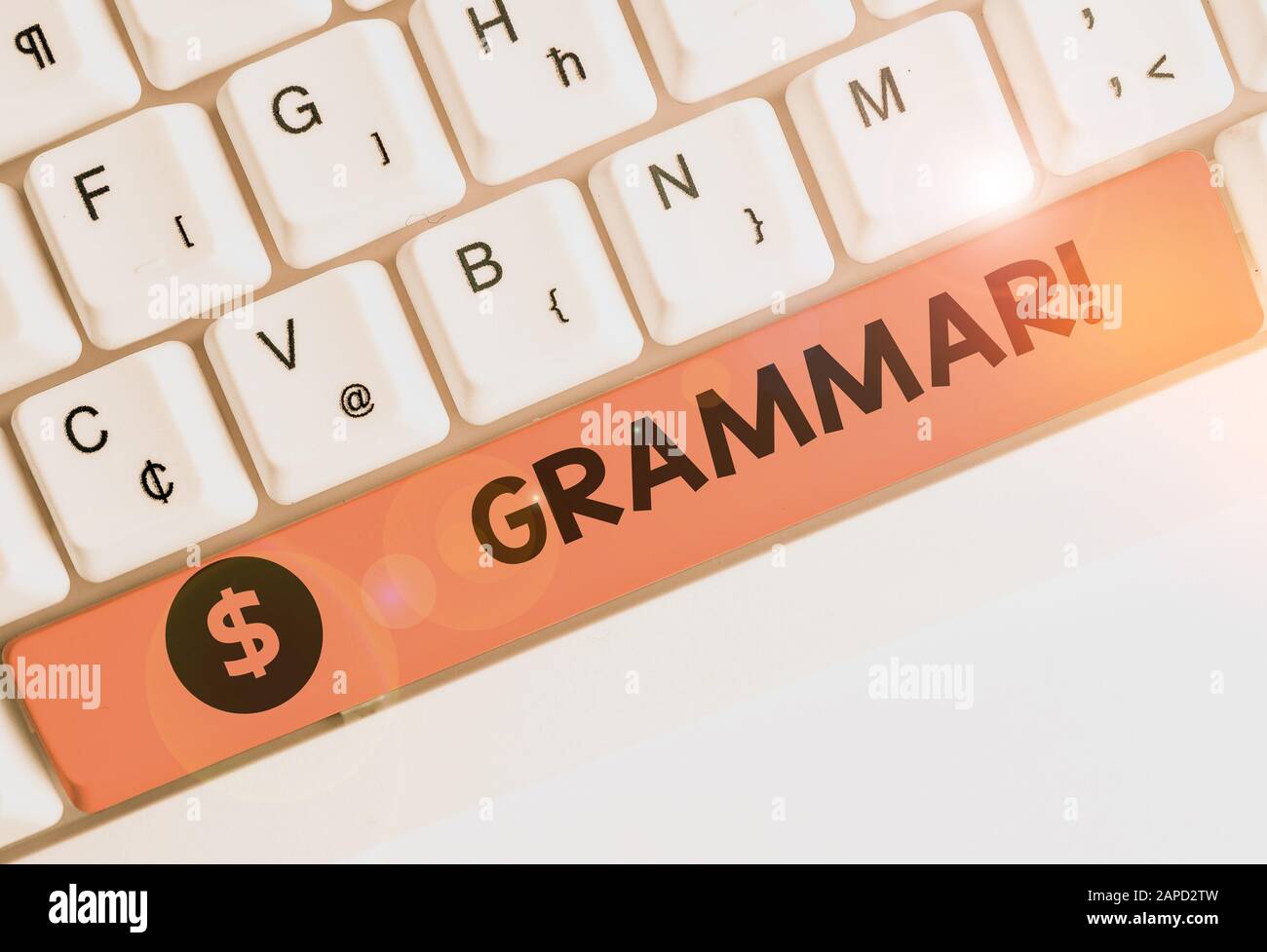 Handwriting text writing Grammar. Conceptual photo whole system ...