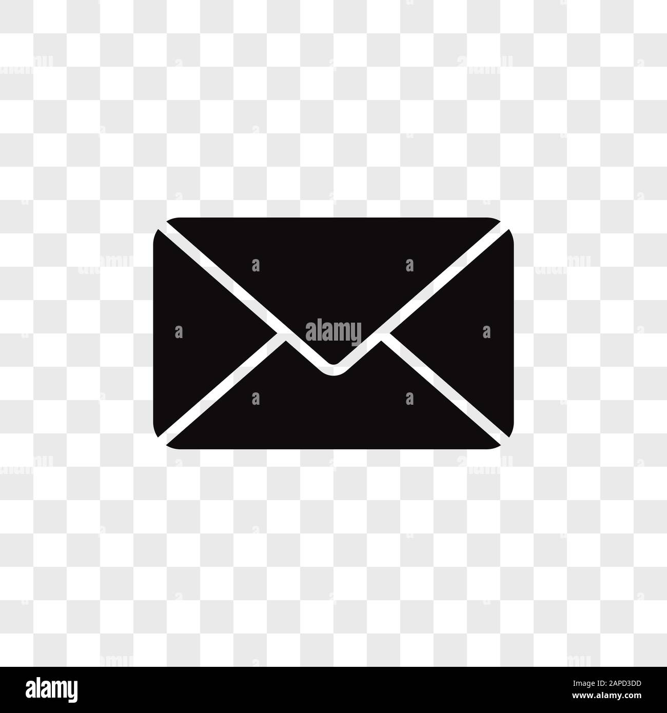 Mail vector icon, envelope symbol in modern design style for web site ...