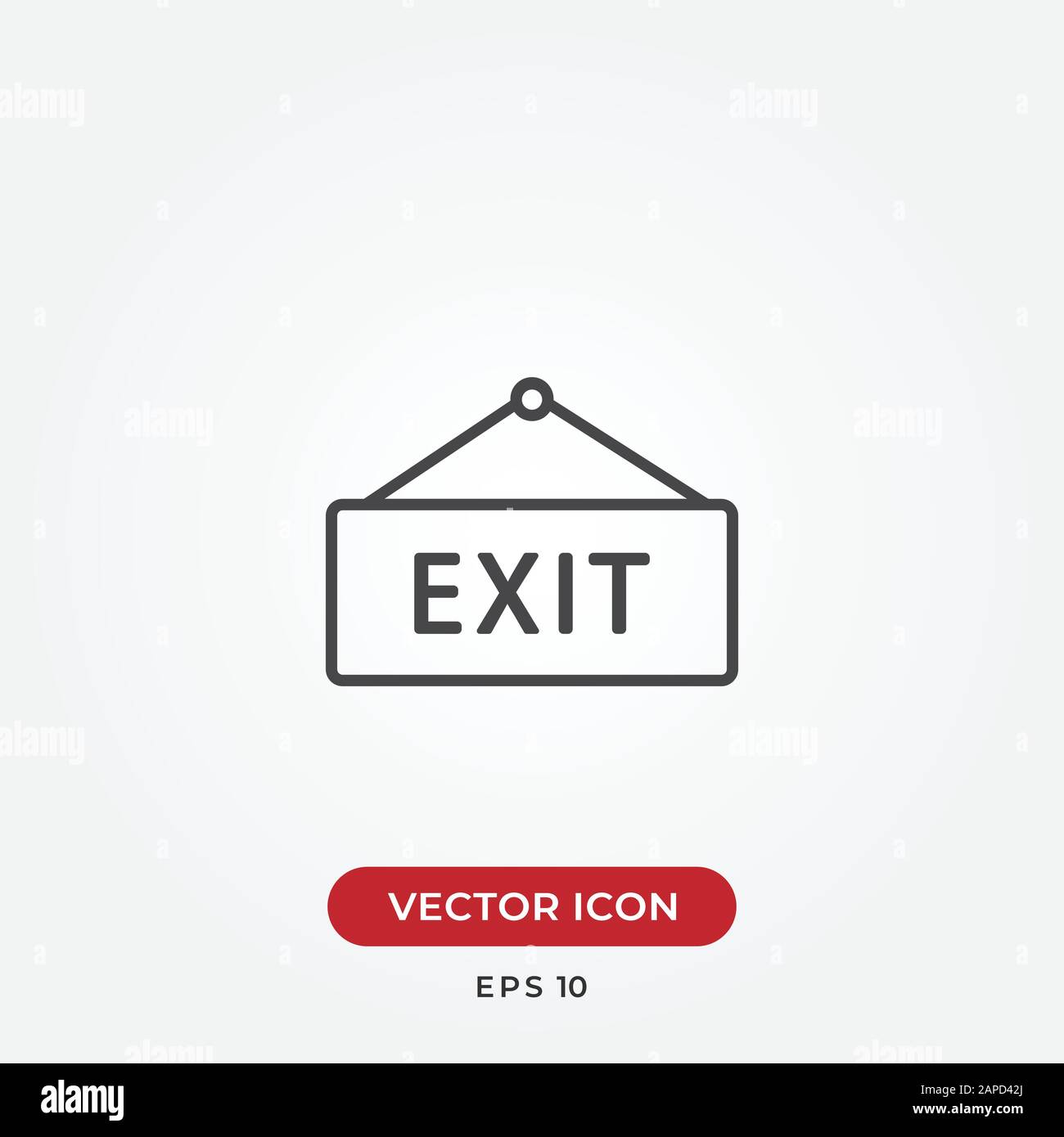 Logout vector vectors hi-res stock photography and images - Alamy