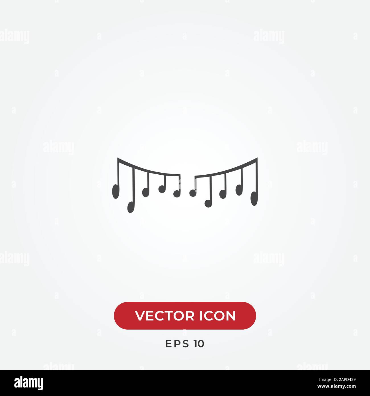 Abstract music background notes app Stock Vector Images - Alamy