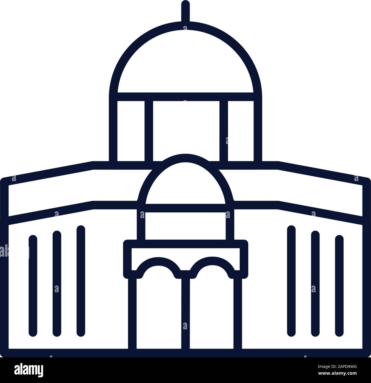 Isolated islam church vector design Stock Vector Image & Art - Alamy