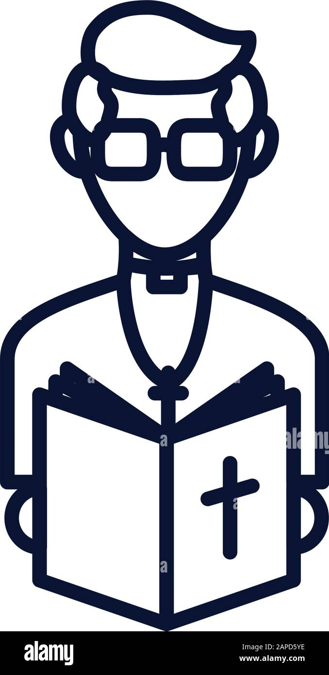 Catholic father Stock Vector Images - Alamy