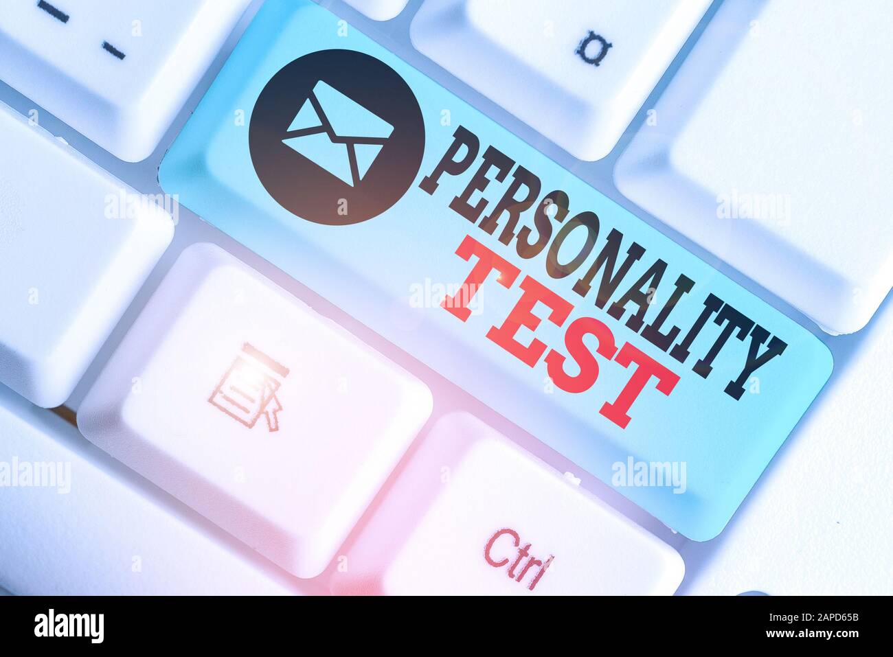 Handwriting text Personality Test. Conceptual photo A method of ...