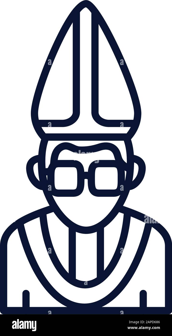 Christian and catholic pope vector design Stock Vector Image & Art - Alamy