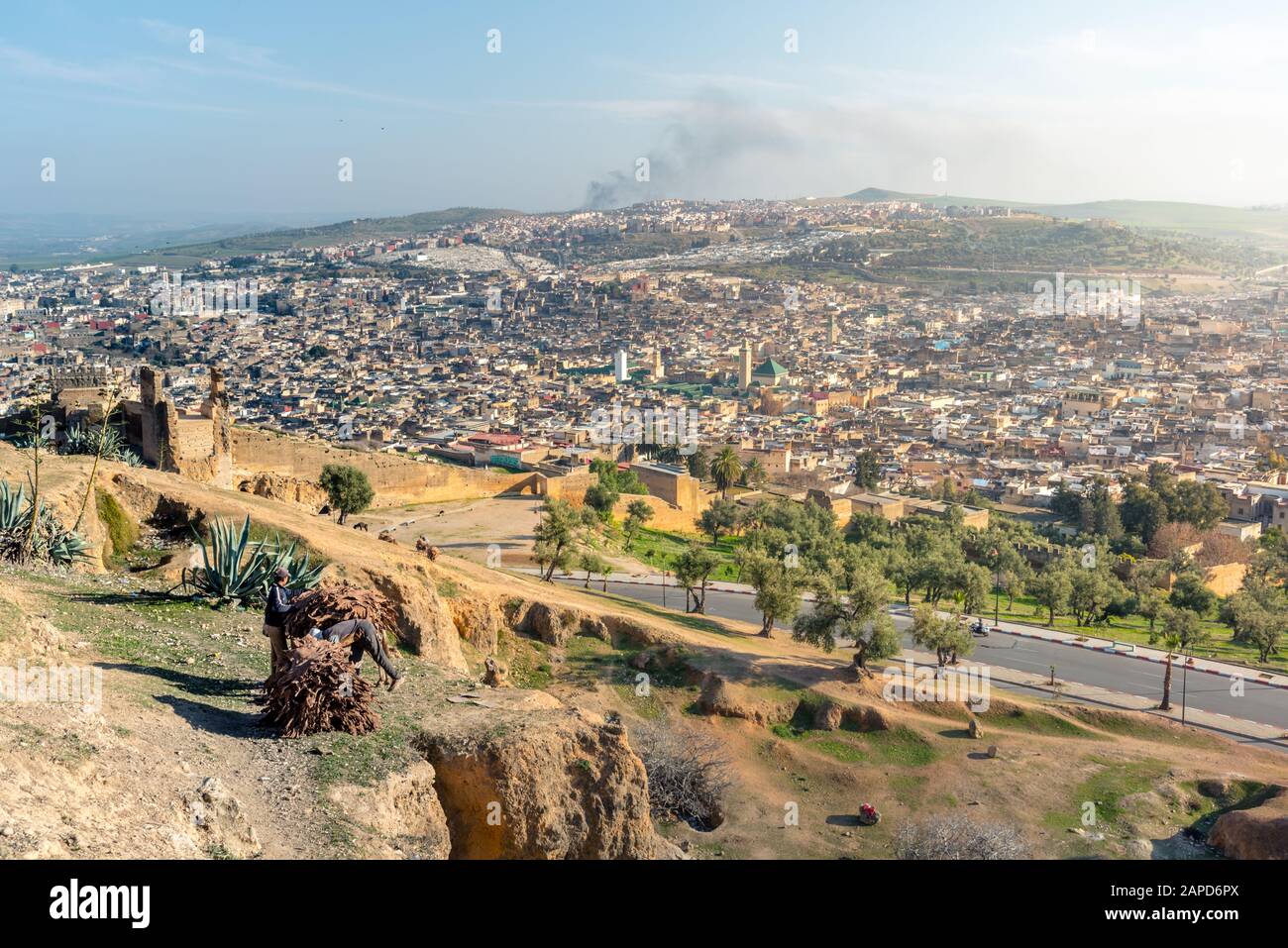 Panorama of Fes city in Morocco Stock Photo - Alamy