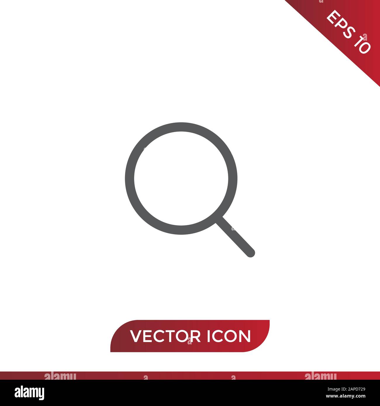 Magnifier glass icon Stock Vector Image & Art - Alamy