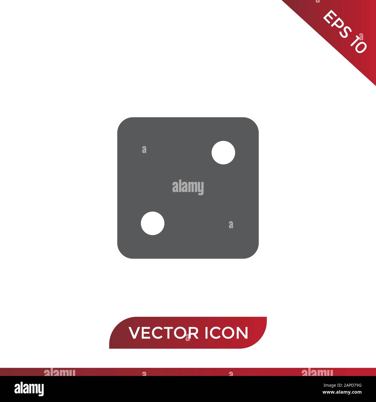 Dice number two icon Stock Vector Image & Art - Alamy