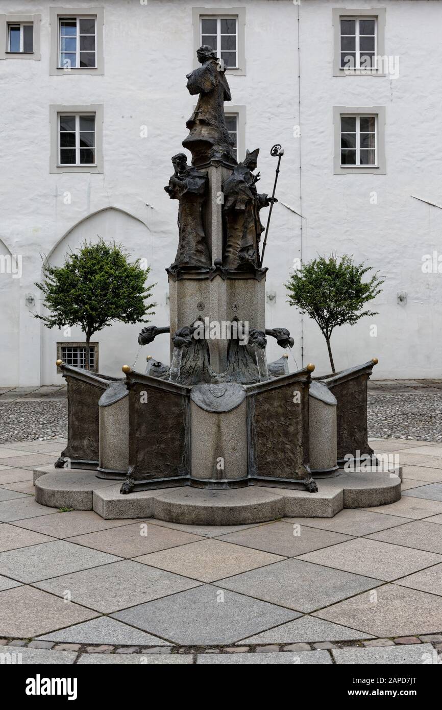 Passau statue fountain hi-res stock photography and images - Alamy