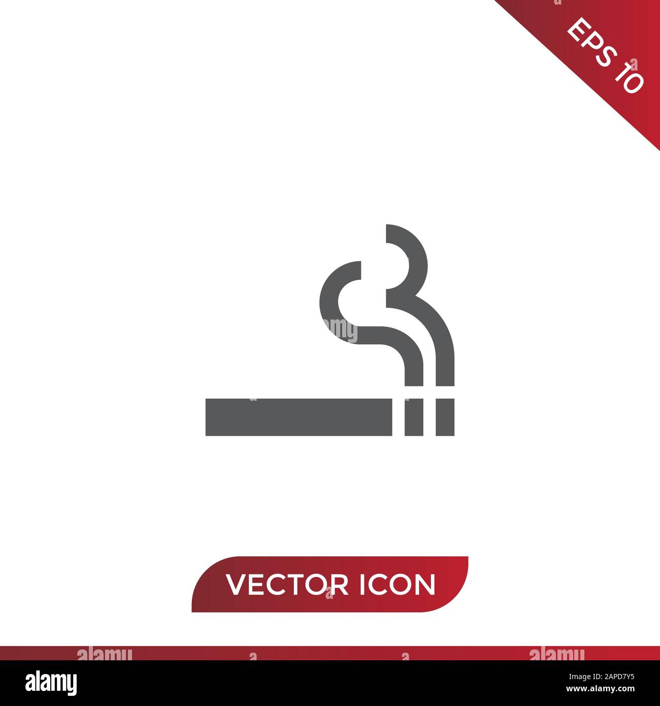Quit smoking vector vectors hi-res stock photography and images - Alamy