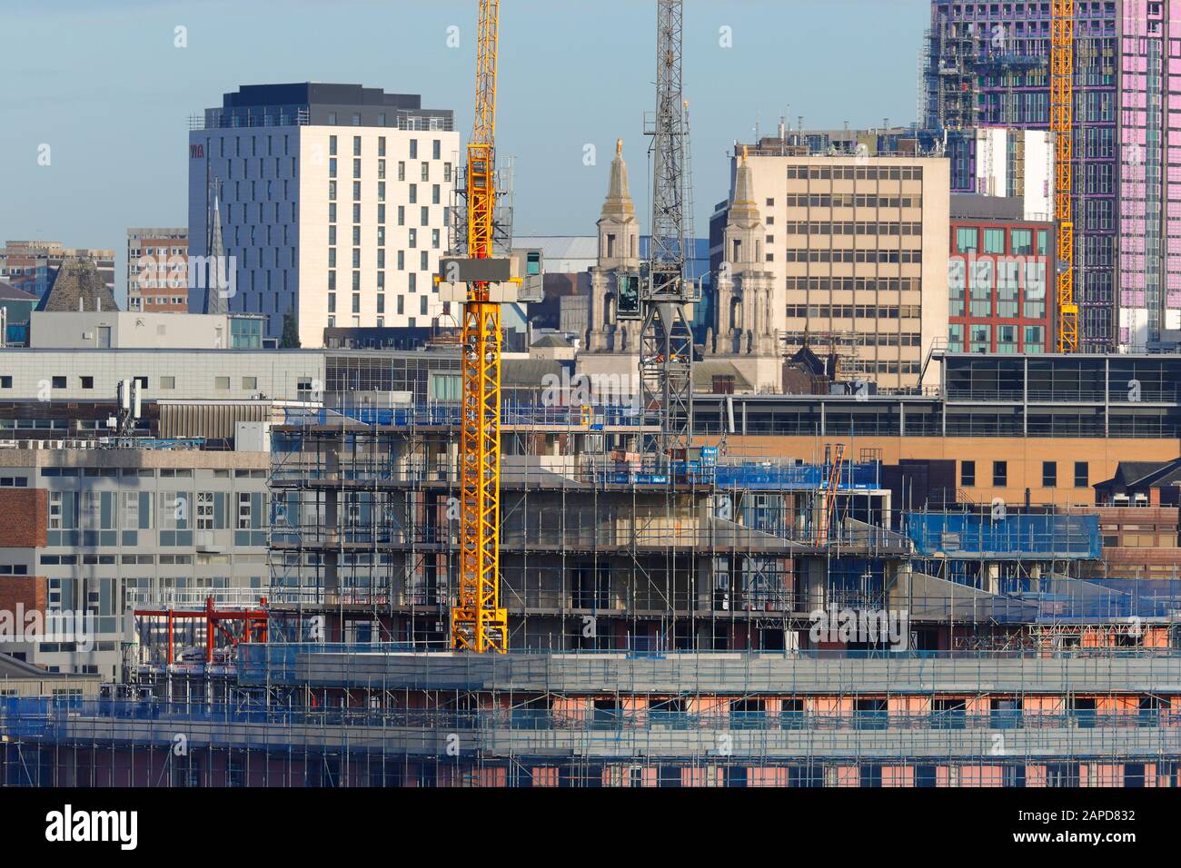 A construction site in Leeds Stock Photo - Alamy