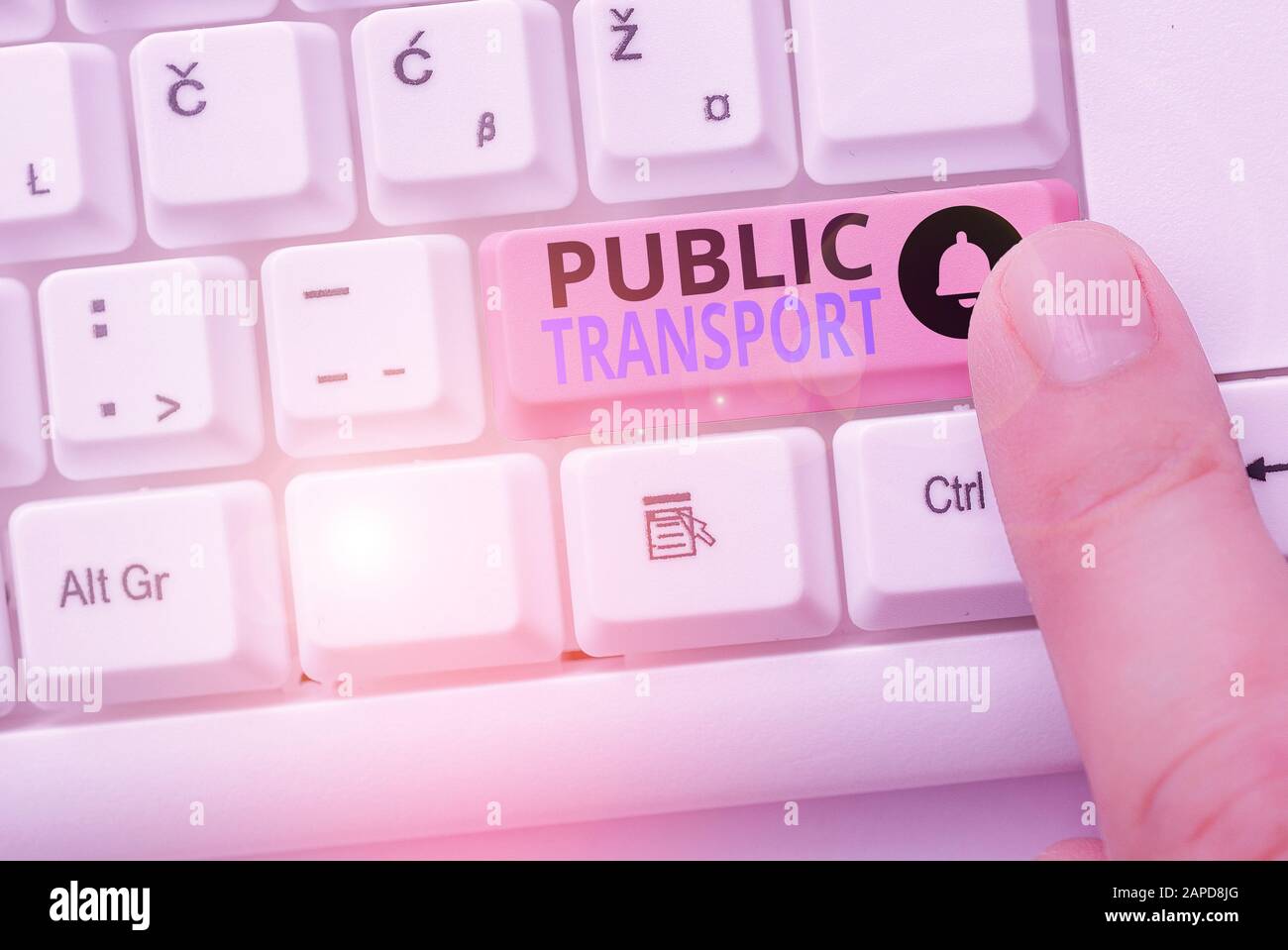 Handwriting text Public Transport. Conceptual photo transport of ...