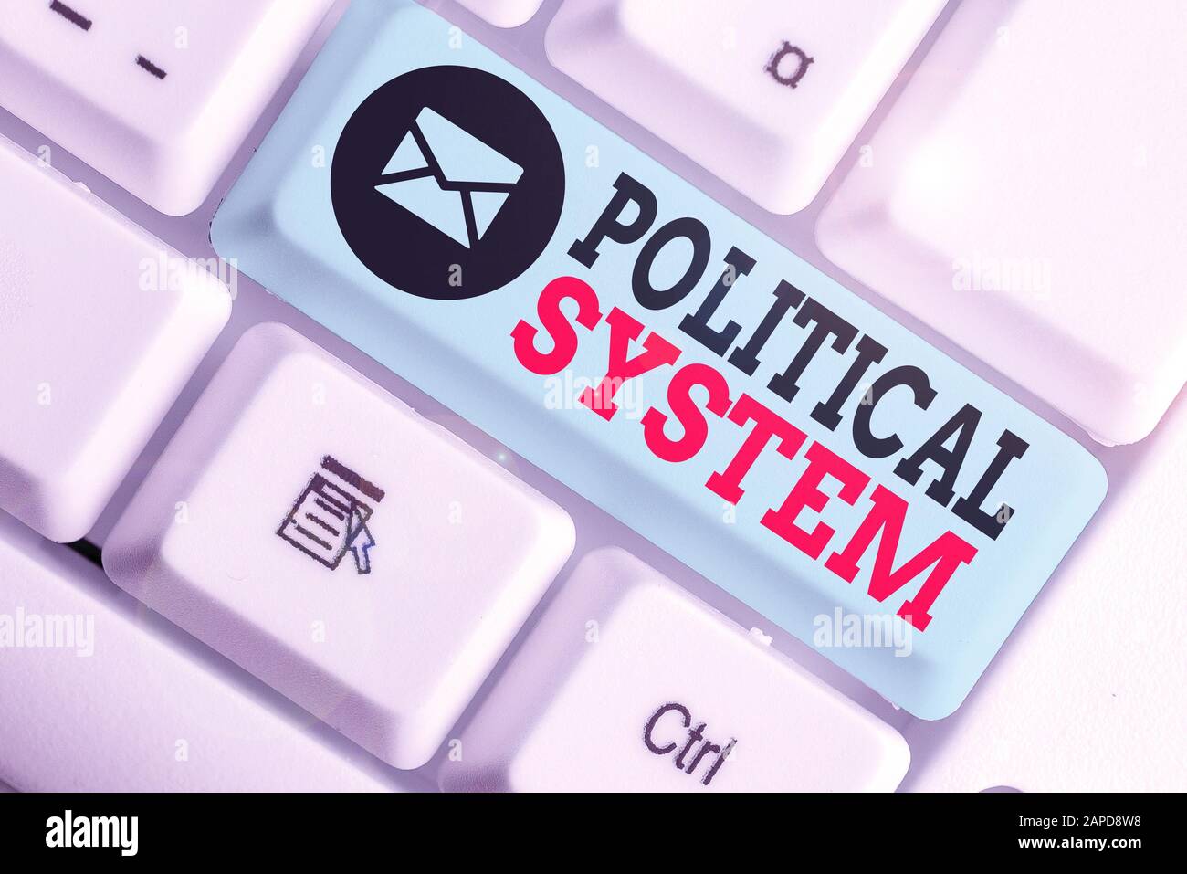 Handwriting text Political System. Conceptual photo the process for ...