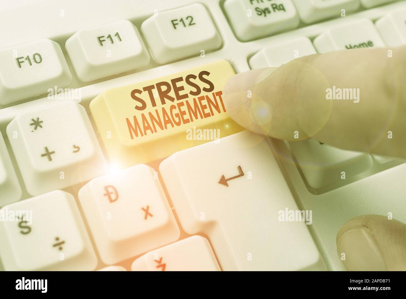 Conceptual hand writing showing Stress Management. Concept meaning ...