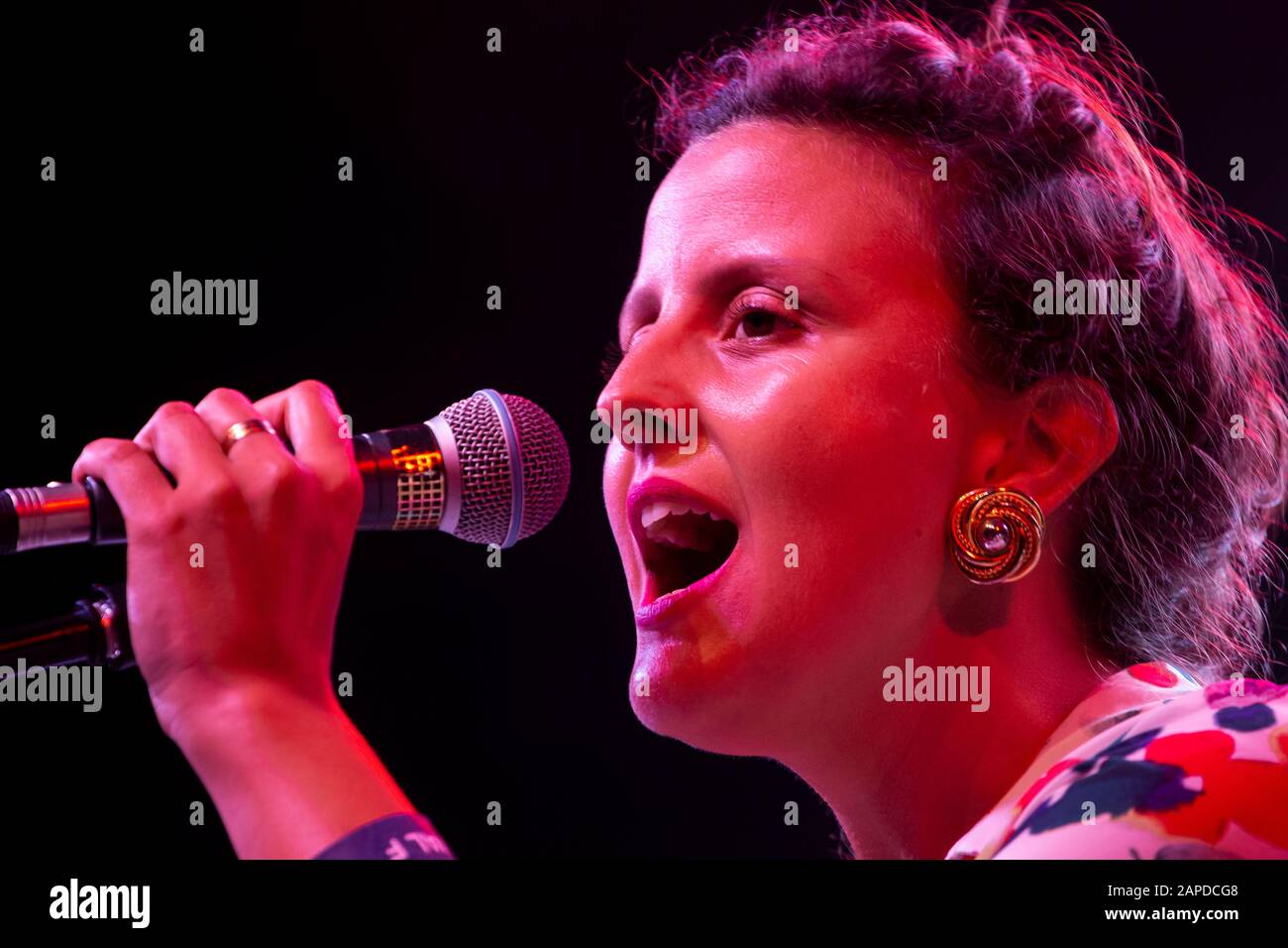 FARO, PORTUGAL: 5th SEPTEMBER, 2019 - Pop Rock band Bruno Pernadas ...