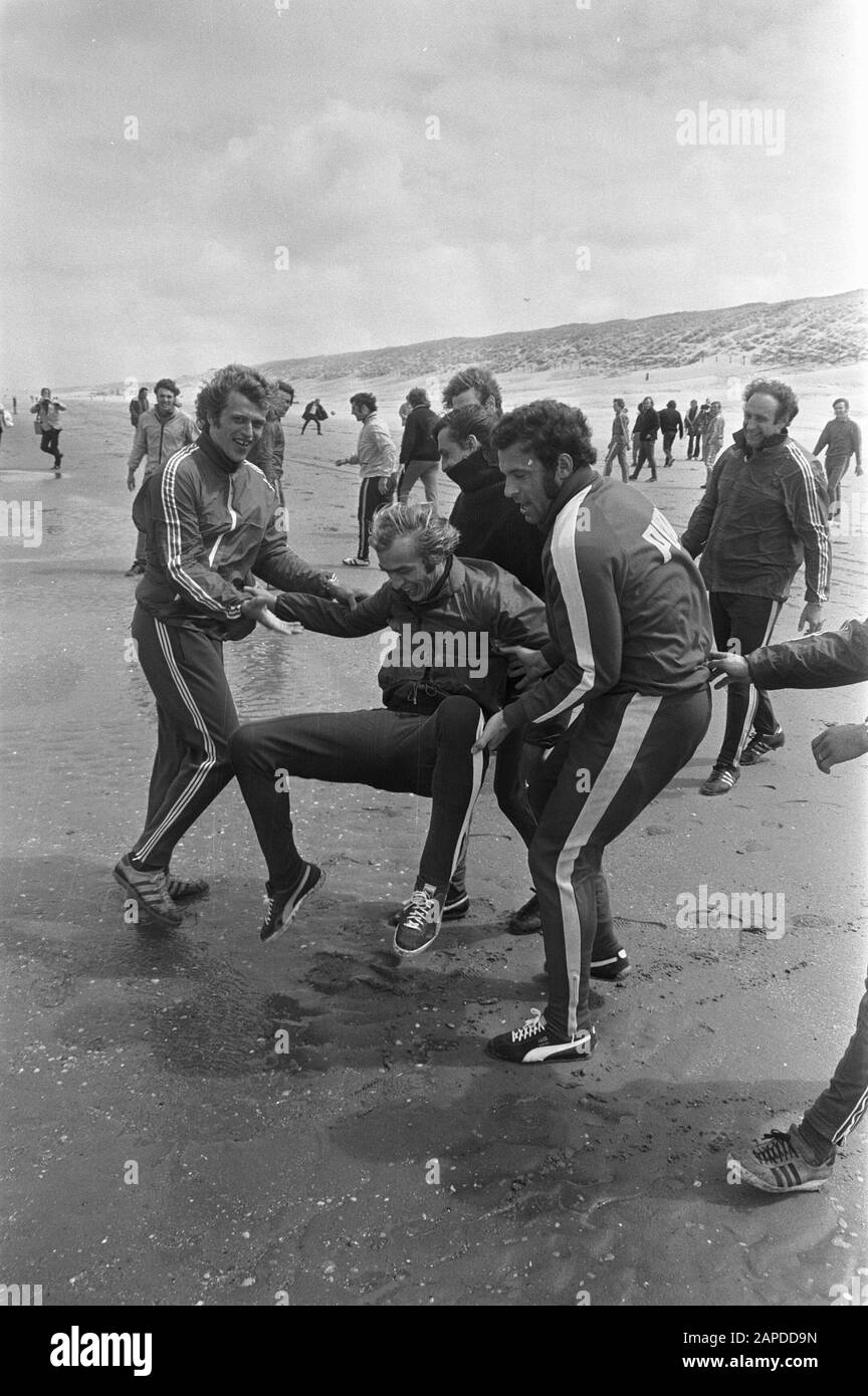 Ajax in Wassenaar in preparation for the European Cup I final against ...