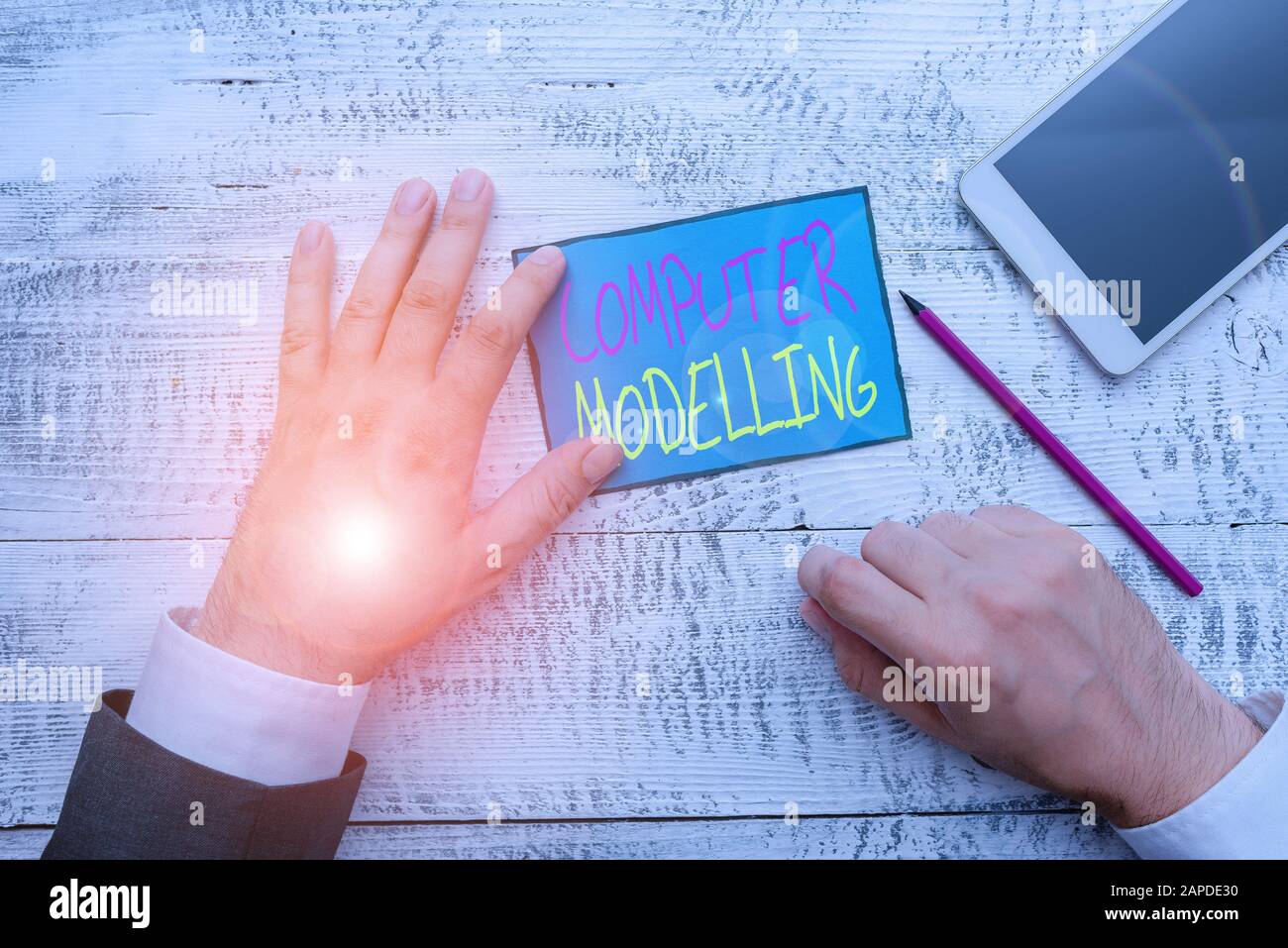 Word writing text Computer Modelling. Business photo showcasing using a ...