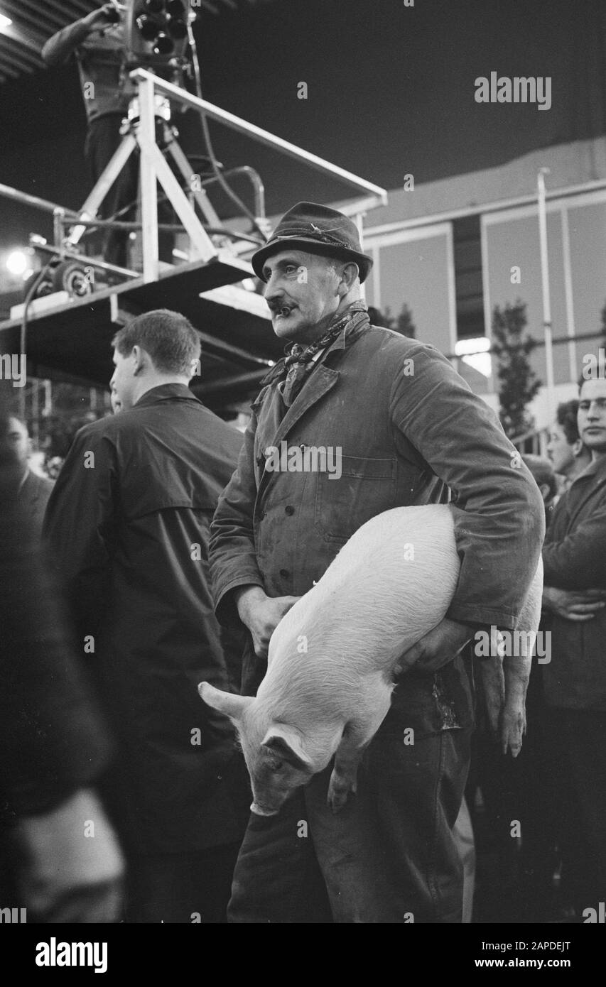 Action Open the Village, Mies receives pig Date: November 27, 1962 ...