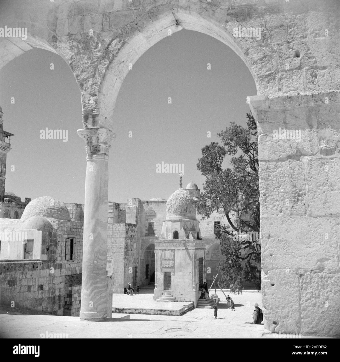 Middle East 1950-1955: Jerusalem Description: Al Haram Esh-Sharif ...